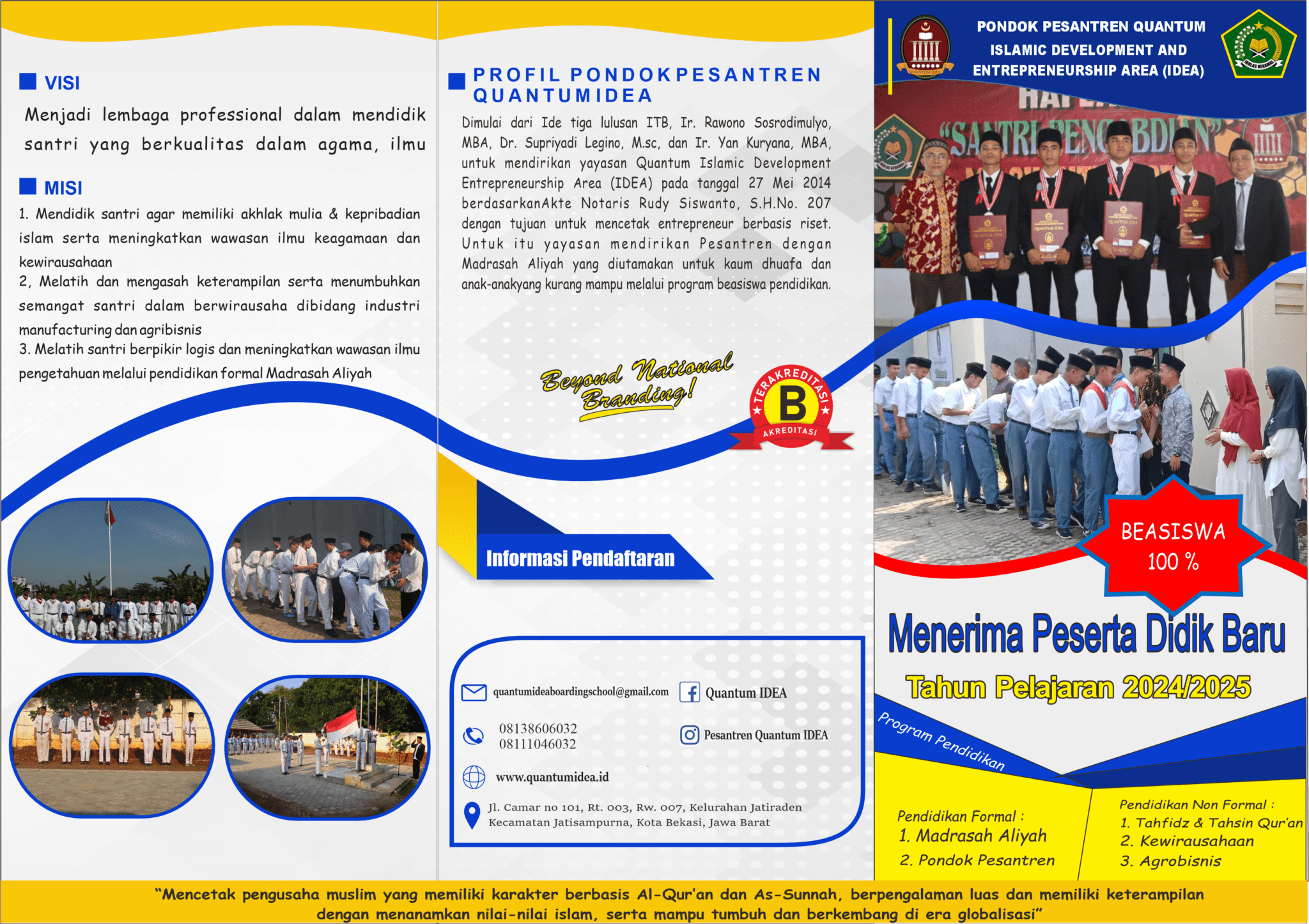 Informasi Santri Baru | Quantum IDEA